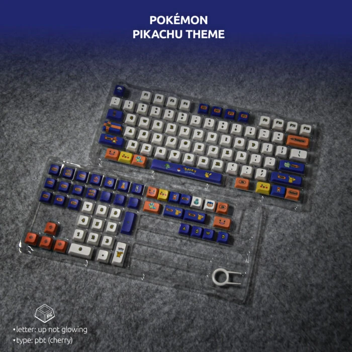 Pokémon Pikachu Theme Keycaps - phoenixstore.ma